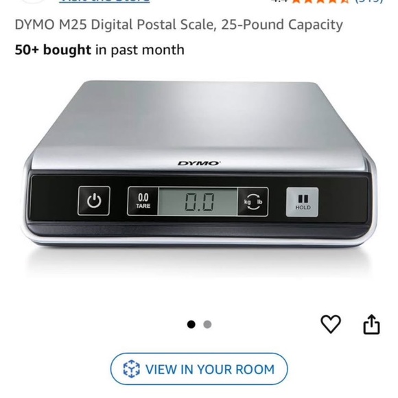 Dymo | Other | Dymo Silver Scale With Black Digital Display | Poshmark